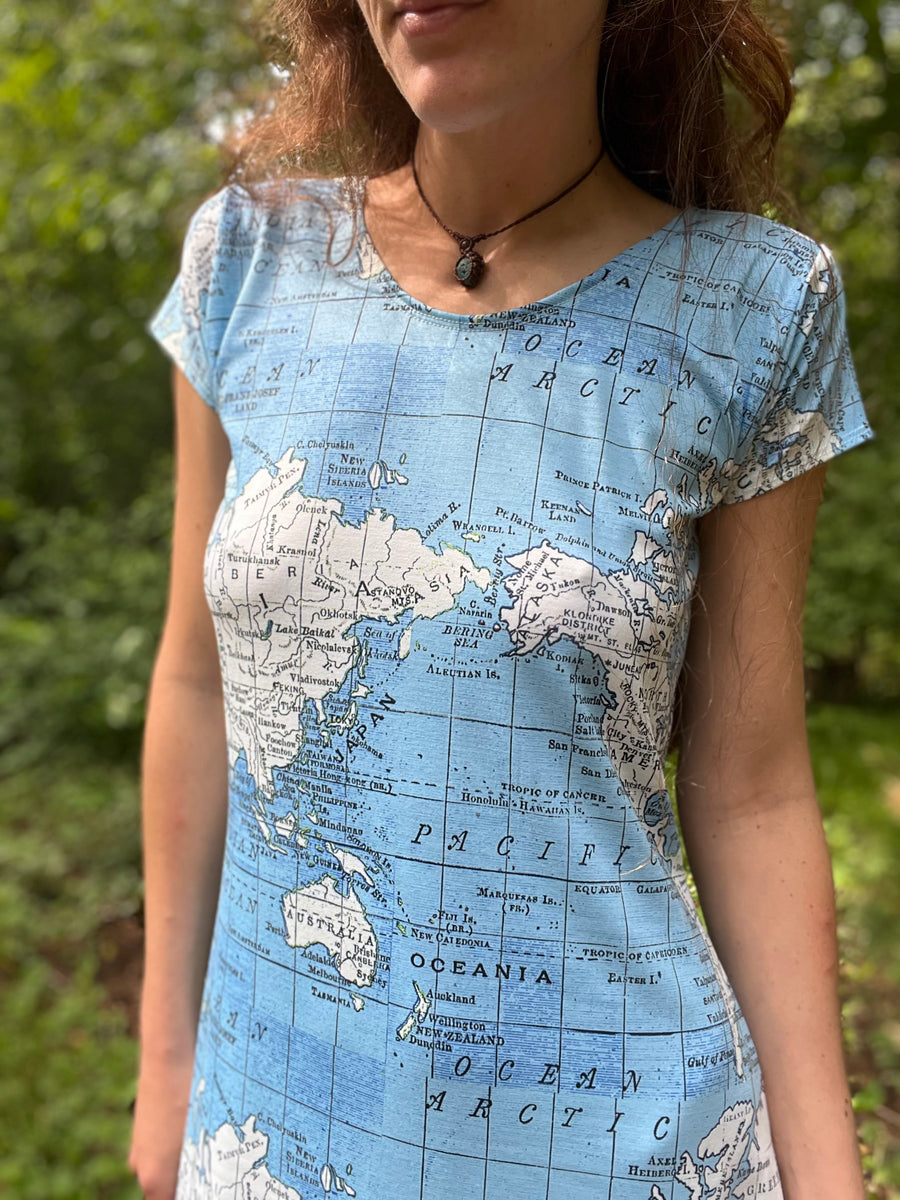 Maps Tee Dress – Loverly Goods by Nicole